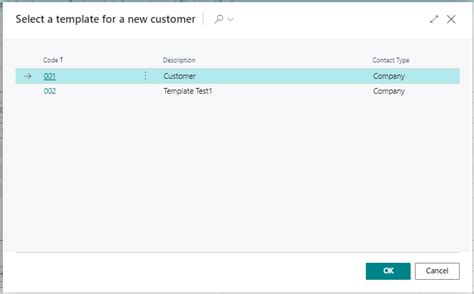 Creating And Managing Customer Templates In Dynamics 365 Business Central For Efficient Customer