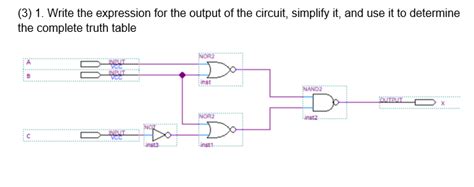 Solved Write The Expression For The Output Of The Chegg