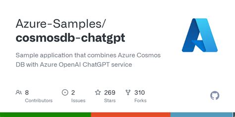 Github Azure Samplescosmosdb Chatgpt Sample Application That