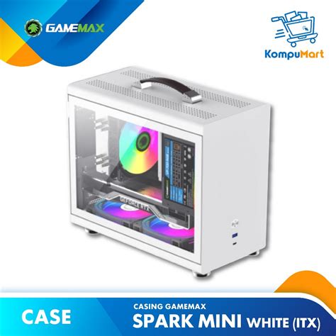 Jual Gamemax Casing Spark Mini White Itx Pc Case Shopee Indonesia