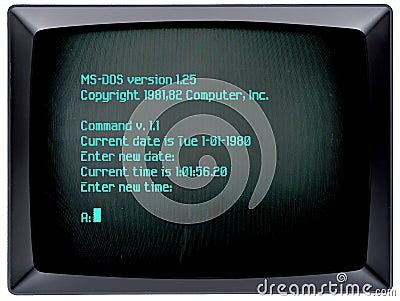 IBM PC Operating System Royalty Free Stock Image Image