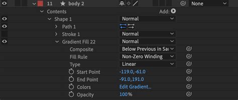 how can i modify a gradient fill property · issue 604 · inlife