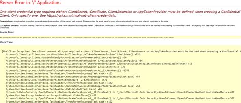 Why Is A Client Secret Required When Setting Up An Azure AD Identity SSO In Asp Net Legacy