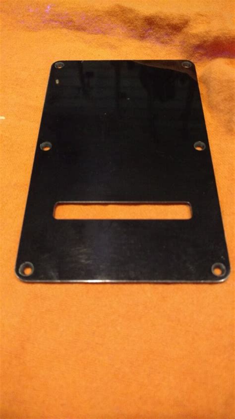 Tapa Trasera Cubre Resortes Para Stratocaster Negra Smash Soluciones