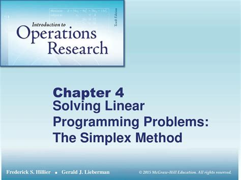 Ppt Solving Linear Programming Problems The Simplex Method Powerpoint Presentation Id8862191