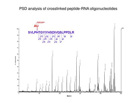 Ppt Evaluation Of Different Matrices For The Maldi Tof Analysis Of Peptide Rna