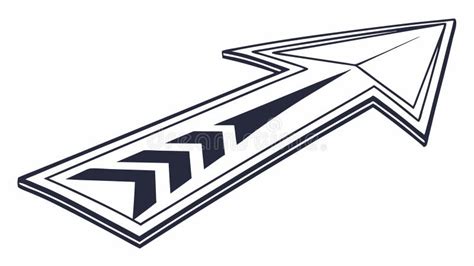 Direction Arrow Illustration Navigation And Guidance Vector Design Generative Ai Stock Vector