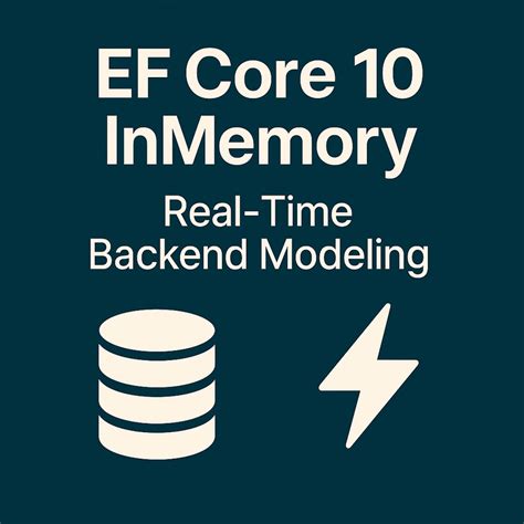 Real Time Modeling With Ef Core 10 Inmemory — A Practical Guide To In