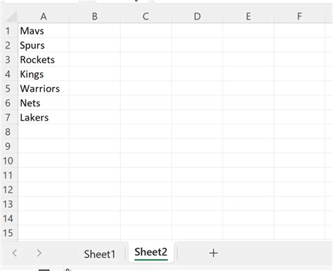 Excel Create Drop Down List From Another Sheet