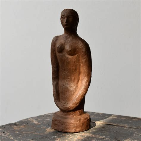 Vintage Folk Art Hand Carved Female Nude Circa 1960s — Portmanteau New