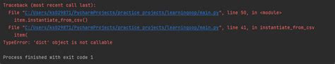 Understanding Dict Object The Not Callable Dilemma