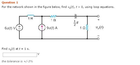 Solved For The Network Shown In The Figure Below Find Chegg