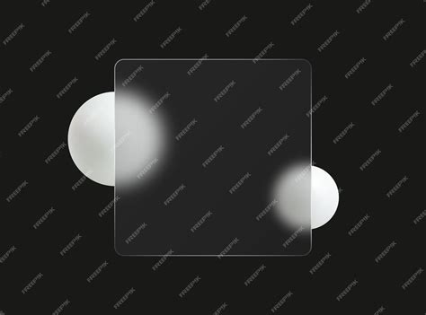 Premium Vector Glass Morphism Style Realistic Glass Morphism Effect