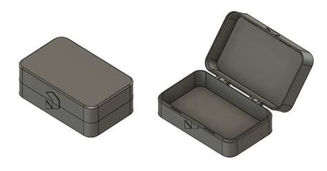 Small Box With Hinged Lid By Vlado Turek Download Free STL Model Printables Com