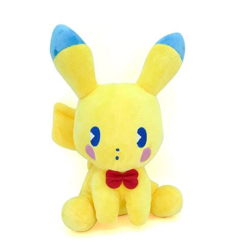 Pokemon Cute Soft Chibi Pikachu Plushieplush Doll With Bow 20cm