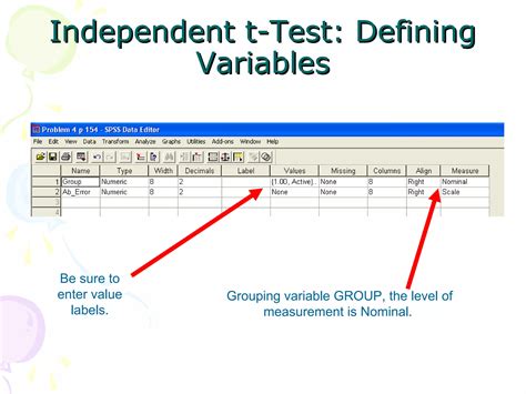 T Test Statistics Ppt