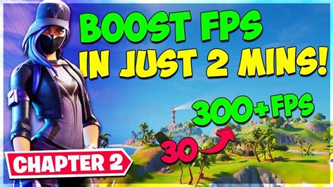 How To Get BETTER FPS In Fortnite Chap Season Remove Input Delay Working On PS Xbox And