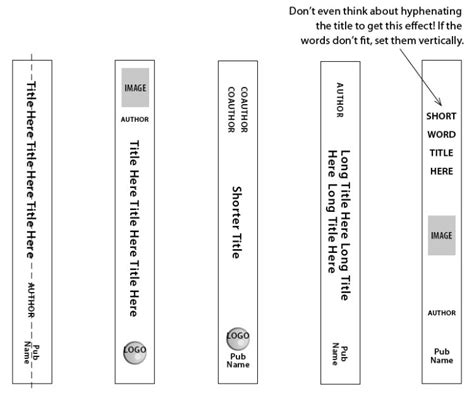 Book Spine Design Template