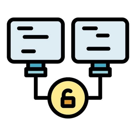 Premium Vector Network Password Icon Outline Vector Multi Verification Sms Login Color Flat