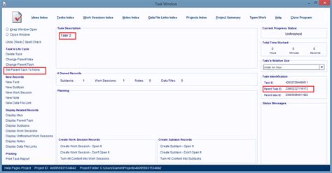 Changing A Task S Parent Record