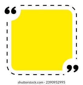Quote Box Frame Speech Bubbles Quotation Stock Vector Royalty Free Shutterstock
