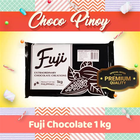 Choco Pinoy Fuji Chocolate Block Dark Bittersweet 1kg Lazada Ph