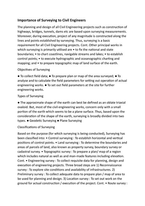 Survaying Different Methods Of Surveying For Data Collection In Civil