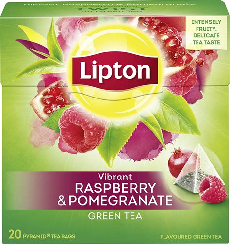 LIPTON Зелен чай Малина и Нар x 20 | Subra