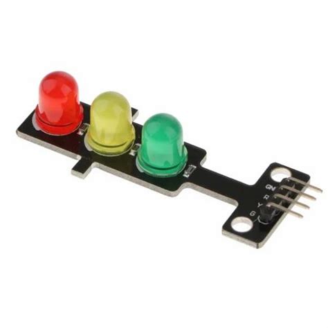 Plastic Traffic Light Red Yellow Green 5mm Led Display Module For