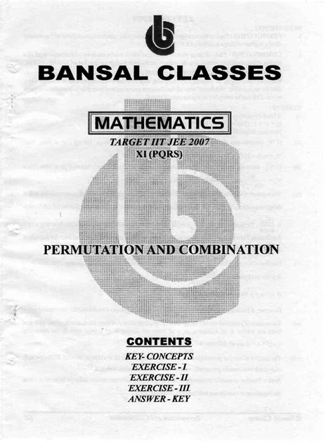 Permutations And Combinations Wkshtpdf Algebra 2 Permutations Worksheets Library