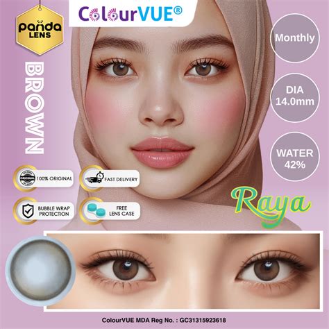 [power 0 00 Until 8 00] Colourvue Raya Monthly Color Contact Lens Shopee Malaysia