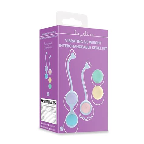 Loveline Vibrating Kegel Set — 5 Weights Options And Remote