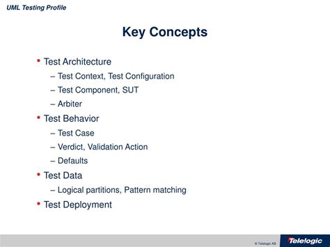 Ppt Graphical Testing With Uml The Uml Testing Profile Powerpoint