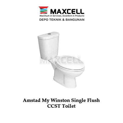 Jual Amstad My Winston Single Flush Ccst Toilet Unit Shopee Indonesia