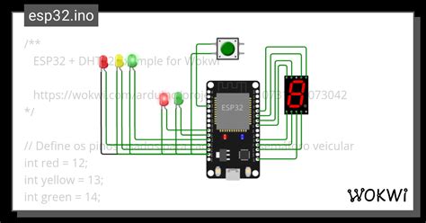 Semaforo Wokwi Esp32 Stm32 Arduino Simulator