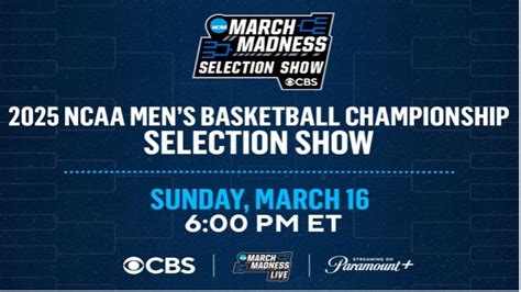 Cbs Sports And Tnt Sports Present 2025 Ncaa Mens Basketball
