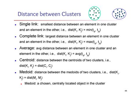 Clustering Part2 Continuation Of Clustering Notes Includes Various