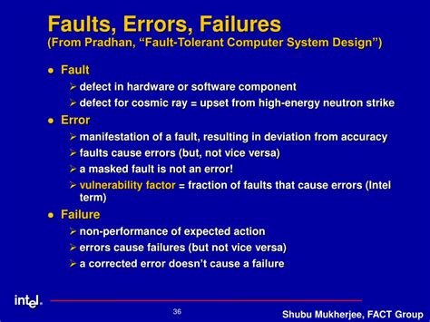 Ppt Radiation Induced Soft Errors An Architectural Perspective