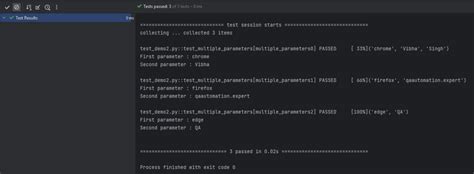 parameterizing test with multiple data sets using fixtures in pytest