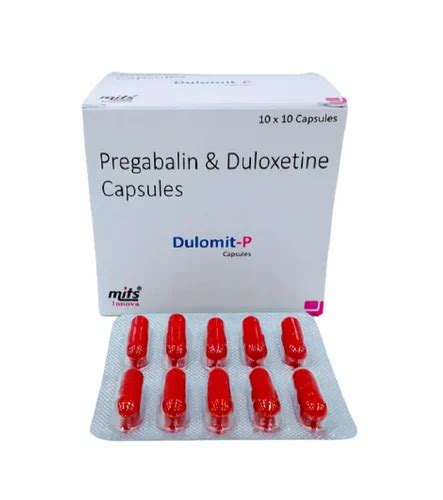Pregabalin Ip 75mg Duloxetine 20mg Prescription Mits At ₹ 2100 Box