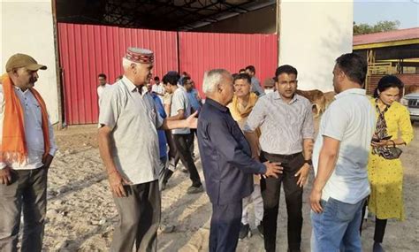 निपुण जिंदल ने कथोग में प्रस्तावित हेलीपैड व लूथान गो सेंचुरी का किया निरीक्षण Nipun Jindal