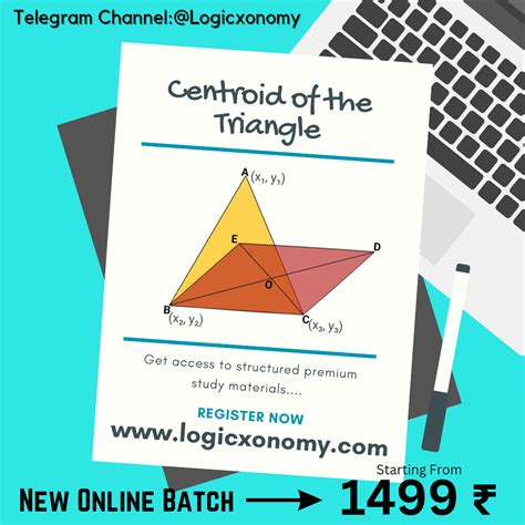 Centroid Of The Triangle Cevians Medians Apollonius Theorem Etc