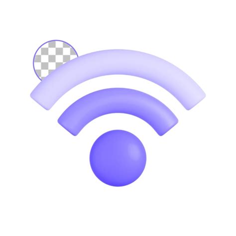 Premium Vector 3d Wifi Icon Premium Render Illustration 3d Button