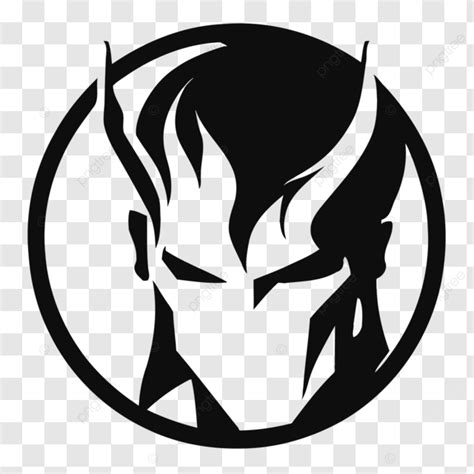 흑백의 악마 로고 벡터 흰색 배경에 있는 단순한 검은색 적대적 아이콘 그림자 없음 작은 프레임 중앙 Png 일러스트 및 벡터 에 대한 무료 다운로드 Pngtree