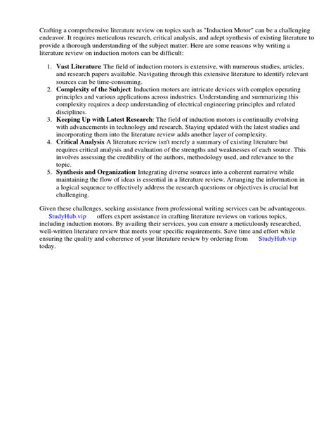 Literature Review Induction Motor Pdf Electric Motor Power Inverter