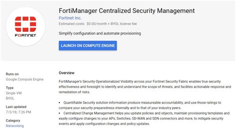 Initial Deployment Fortimanager Public Cloud 6 0 0