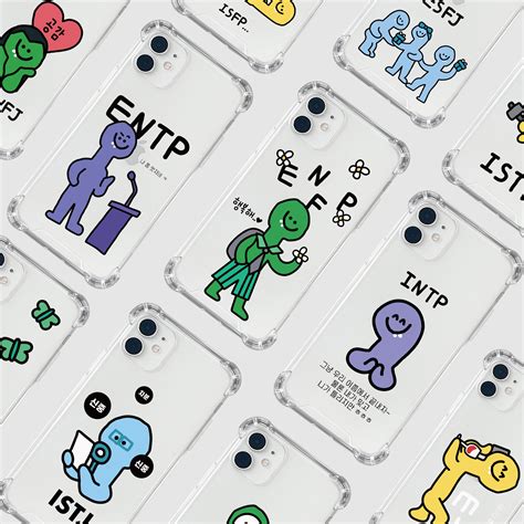 빠른배송 슈퍼 올리 Mbti 심플 아이폰케이스 젤리 투명 실리콘 아이폰 11 12 13 미니 14 15 16 Xs X Se2 Se3 7 8 프로 맥스 커플 우정템