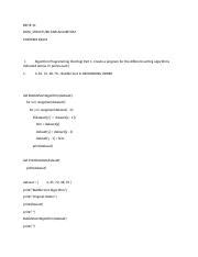 Data Structure And Algorithm Midterm Docx BSITE C DATA STRUCTURE AND ALGORITHM MIDTERM EXAM I