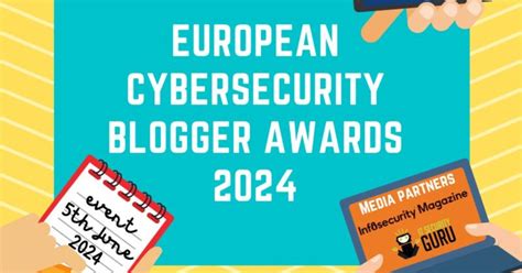 Thanks For All The Nominations In European Cyber Security Blogger Awards Gcs Network