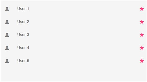 Material Design Lite Lists Example Syntax Demo Css